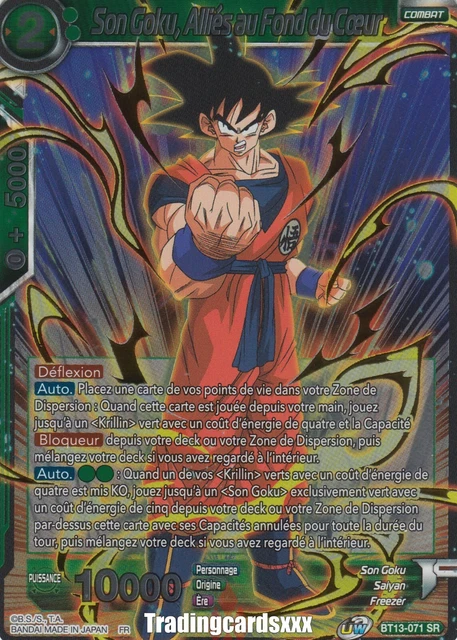 DRAGON BALL SUPER - Son Goku, Alliés au Fond du Cœur : SR BT13-071 EUR 9,90 - PicClick FR